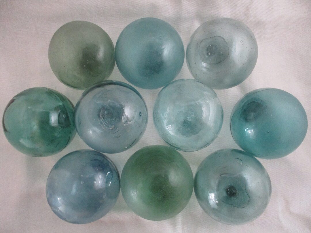 Ten Authentic Vintage Glass Floats, Alaska Beach Combed - Etsy