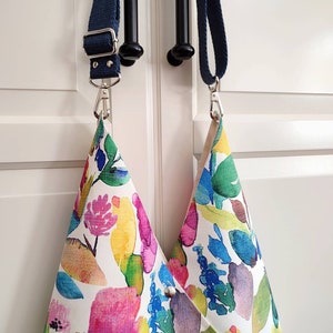 Floral Hobo Bag: Colorful Japanese Azuma Bukuro Crossbody Purse - Etsy