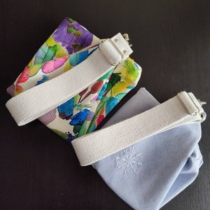 Floral Hobo Bag: Colorful Japanese Azuma Bukuro Crossbody Purse - Etsy