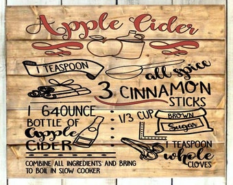 Apple Cider Scene Coloring Page - Etsy
