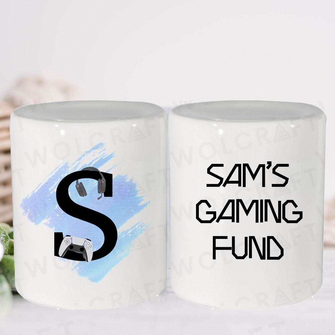 Personalised Gaming Money Box | Personalised Money Box | Gaming Money ...