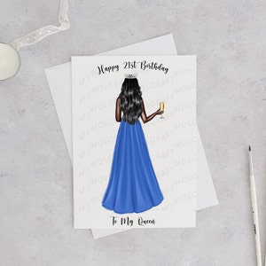 Personalised Beauty Queen Card | Beauty Pageant Card | Beauty Queen ...