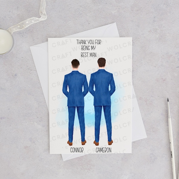 Best Man Card - Etsy UK