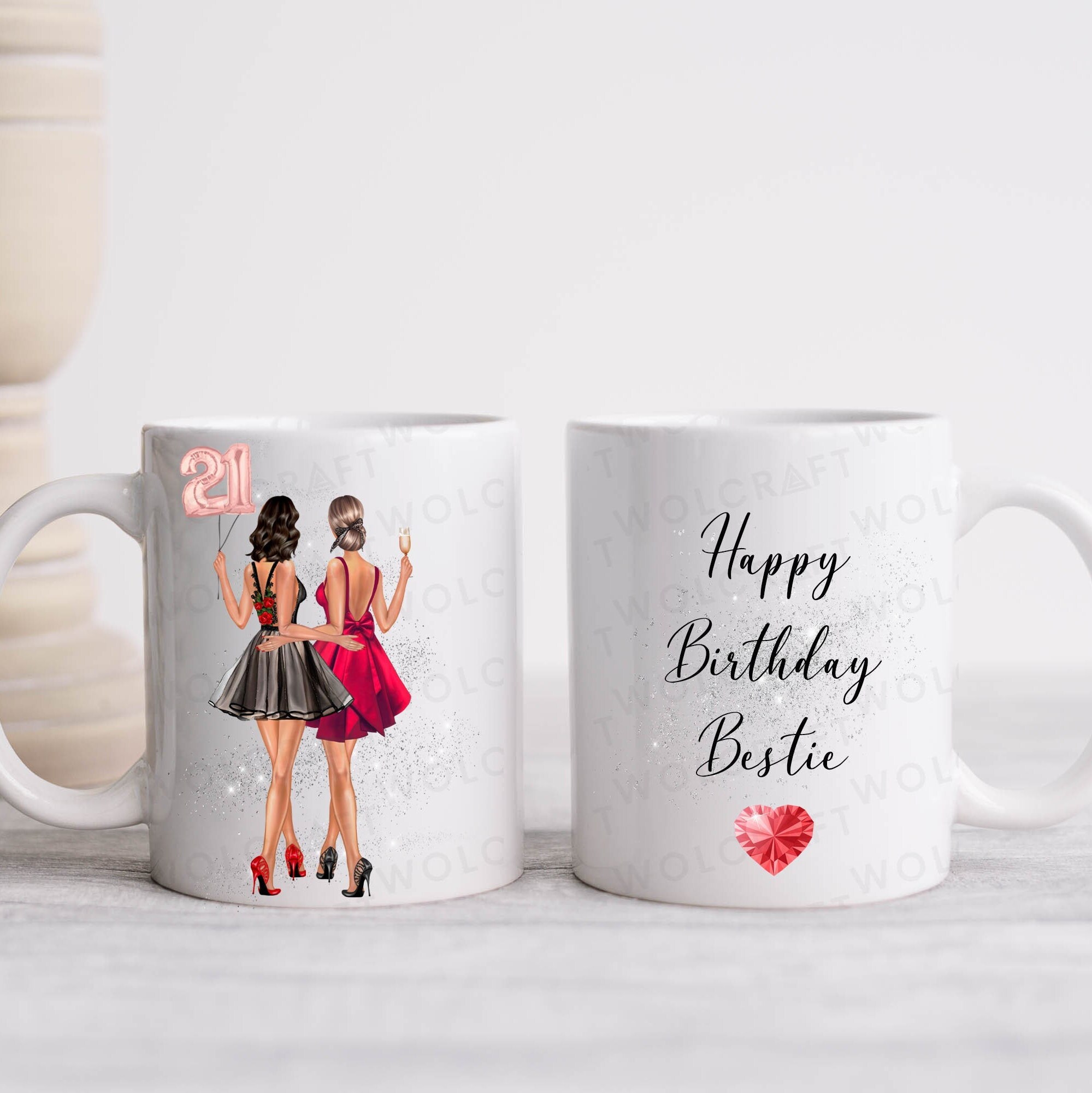 Personalised BFF Mug Best Friend Mug BFF Gift Birthday | Etsy