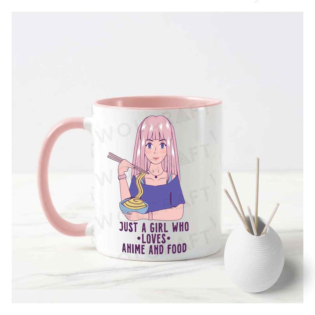 Personalised Anime Character Mug | Anime Mug | Just a Girl Who Loves ...