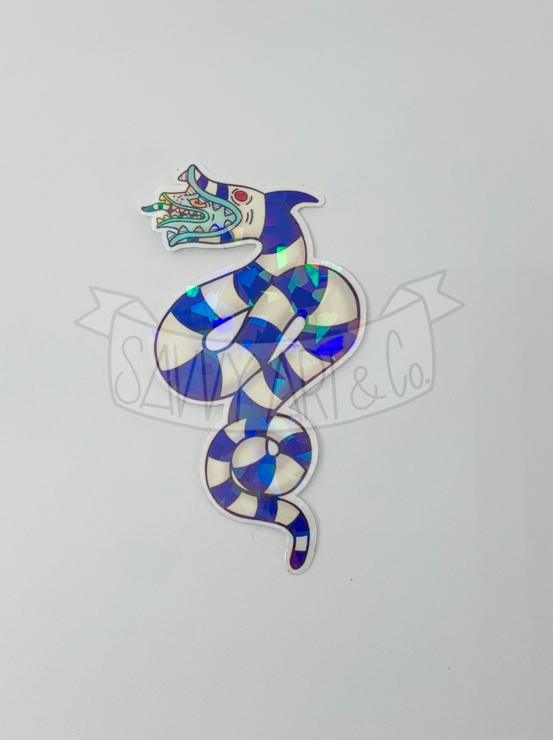 Holographic Sandworm Sticker - Etsy