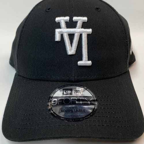 Upside Down la Dad Hat Black white Thread - Etsy