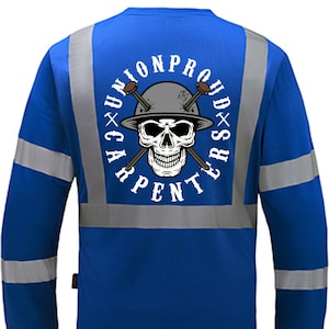 Carpenter Reflective Long Sleeve | Carpenter Gear | Carpenter T-shirt ...