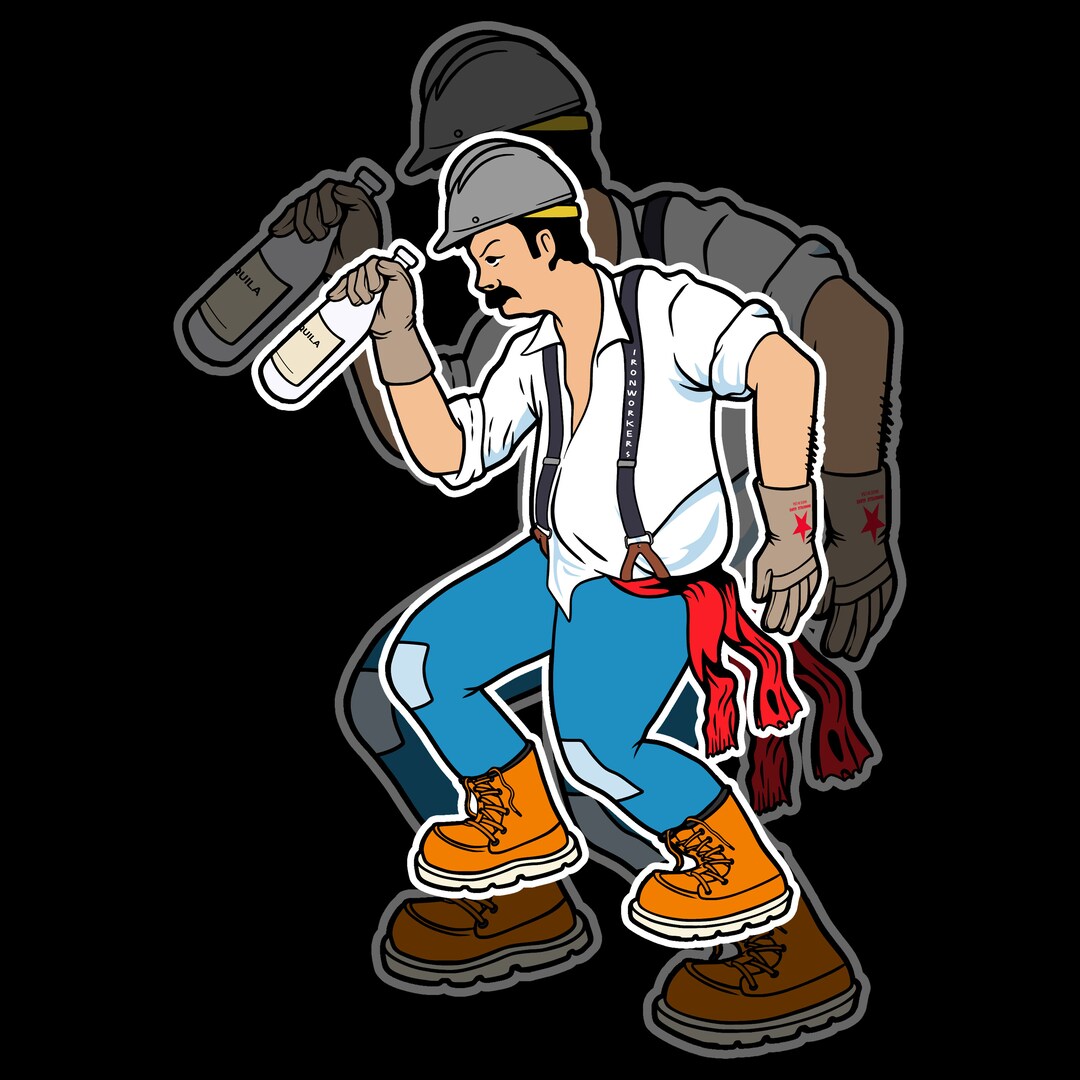 Ironworker Sticker Union Ironworker Sticker Rodbuster Sticker Welding ...