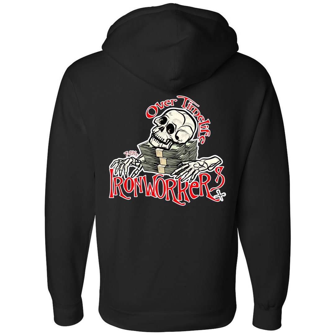 Ironworker Pullover Hoodie | Blue Collar | Ironworker Husband | Dad ...