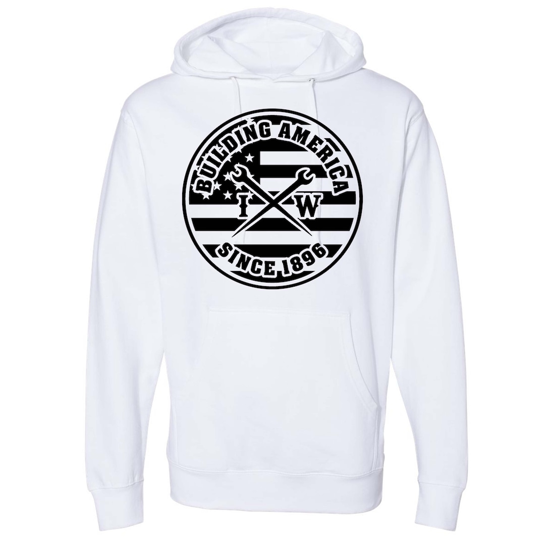 Ironworker Pullover Hoodie Blue Collar Ironworker Husband Dad Gift ...