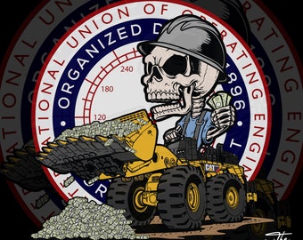 Operator Sticker Heavy Equipment Operator Sticker Union Operator ...