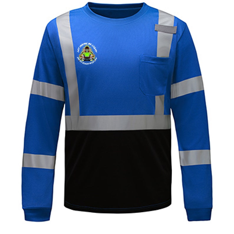Electrician Reflective Long Sleeve | Electrician Gear | Electrician T ...