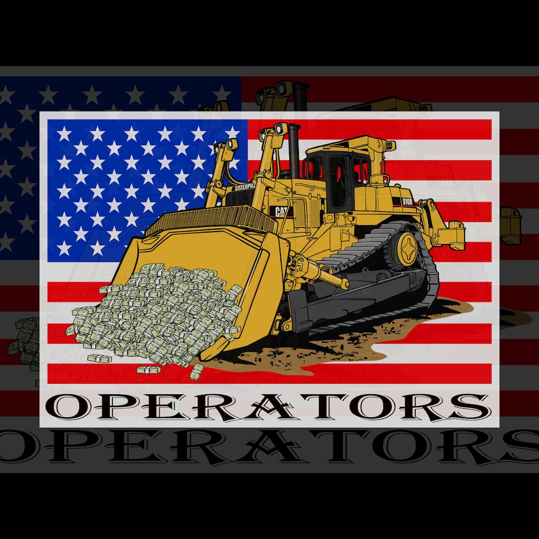 Operator Sticker | Heavy Equipment Operator Sticker | Union Operator ...