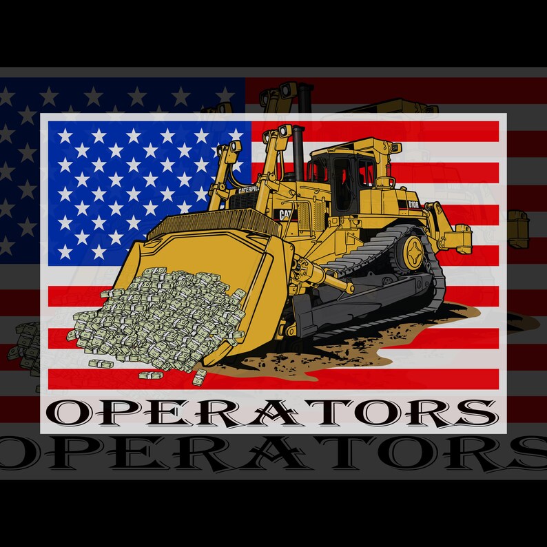 Operator Sticker | Heavy Equipment Operator Sticker | Union Operator ...