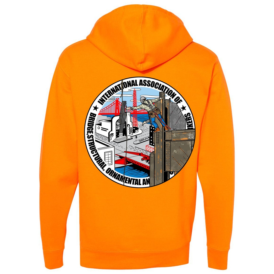 Ironworker Pullover Hoodie | Blue Collar | Ironworker Husband | Dad ...