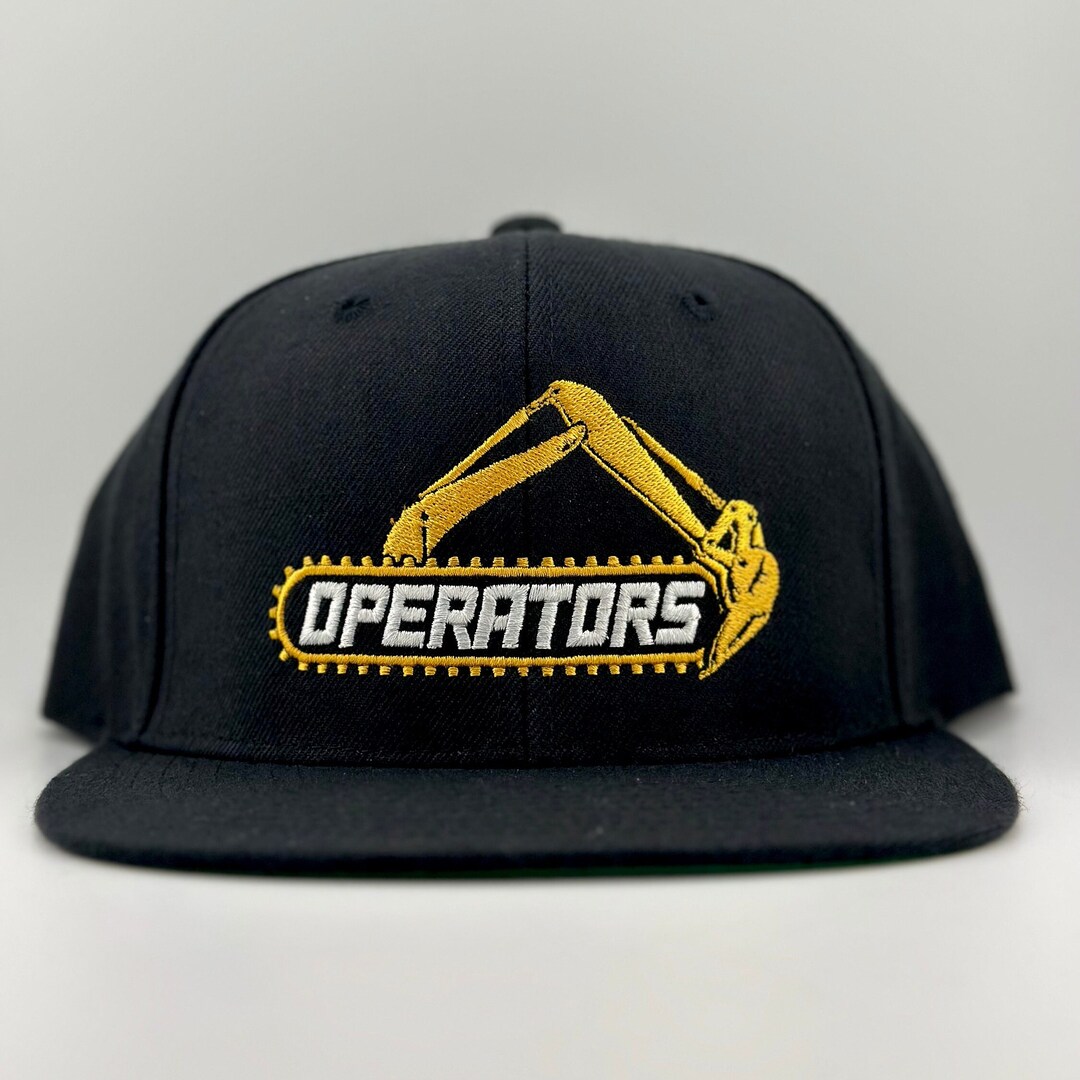 Heavy Equipment Operator Snapback Hat | Union Operator Hat | Mens Hat ...