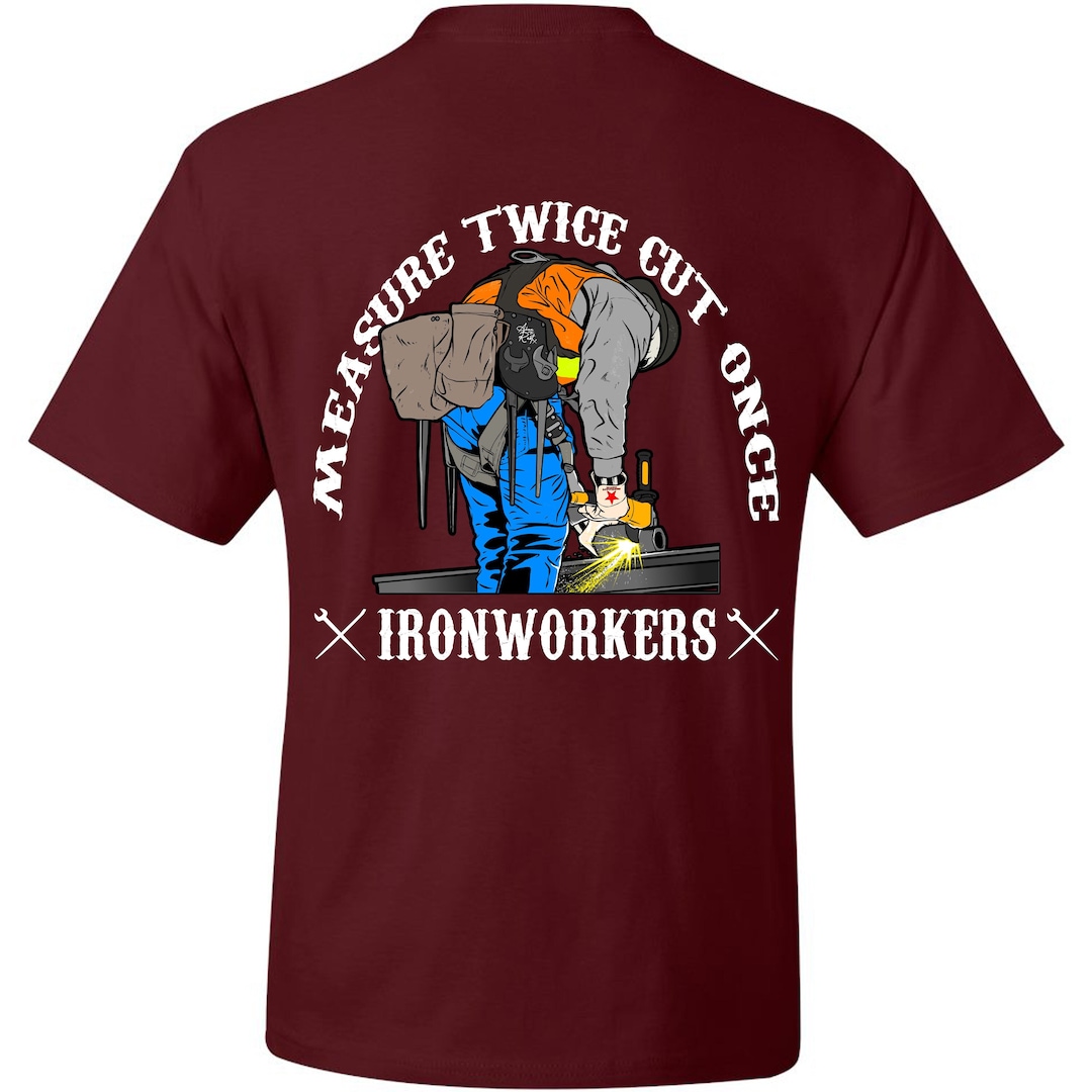 Ironworker T-shirt | Union Ironworker T-shirt | Welding T-shirt | Proud ...