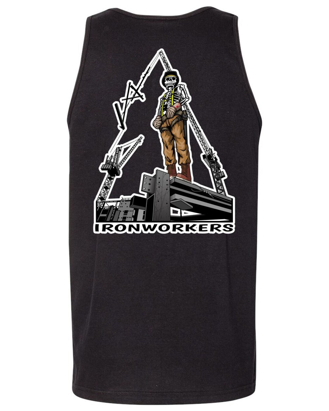 Ironworker Tank Top | Union Ironworker T-shirt | Welding T-shirt ...