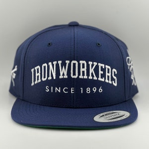 Ironworker Hat | Union Ironworker Hat | Mens Hat | Blue Collar Hat ...