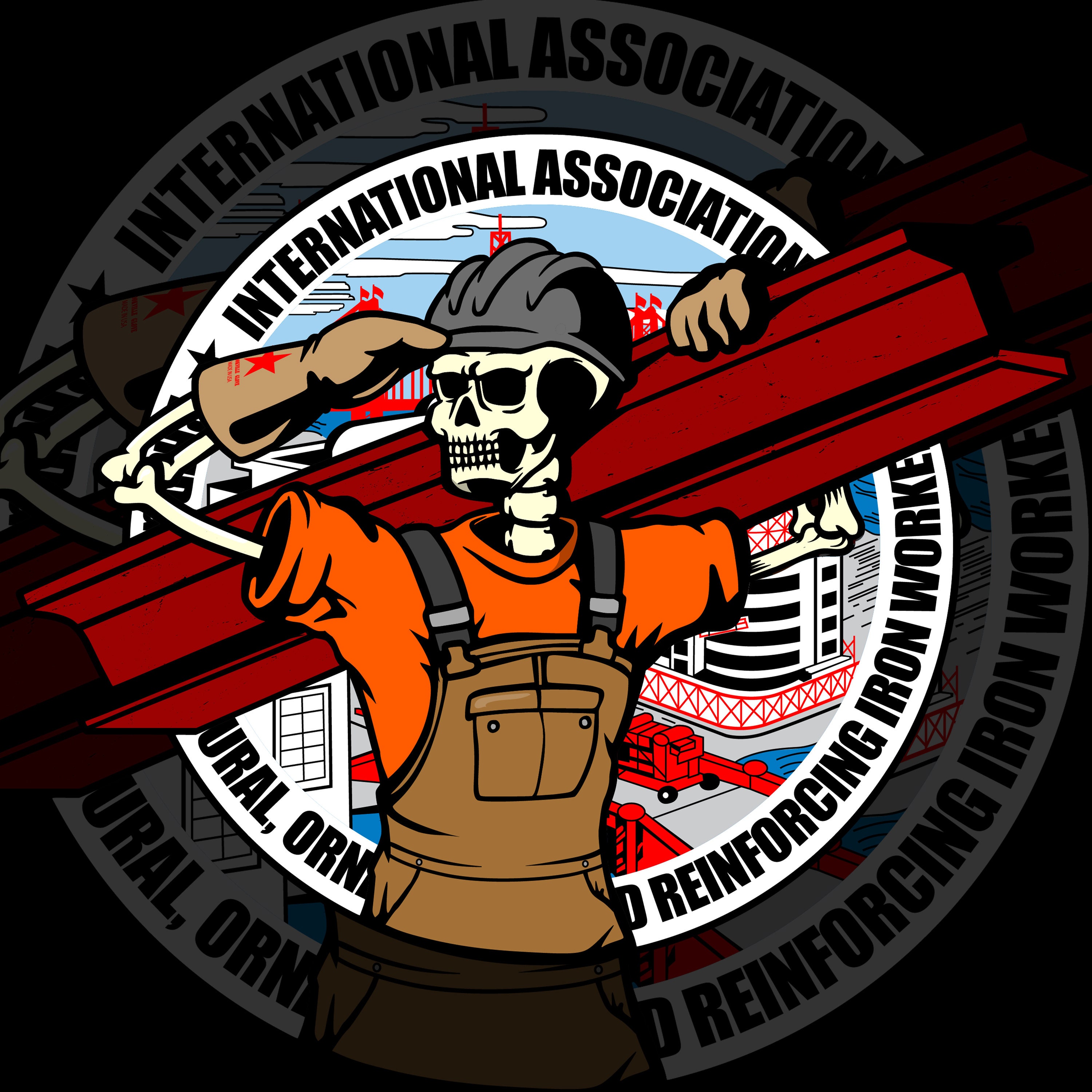Ironworker Sticker | Union Ironworker Sticker | Rodbuster Sticker ...