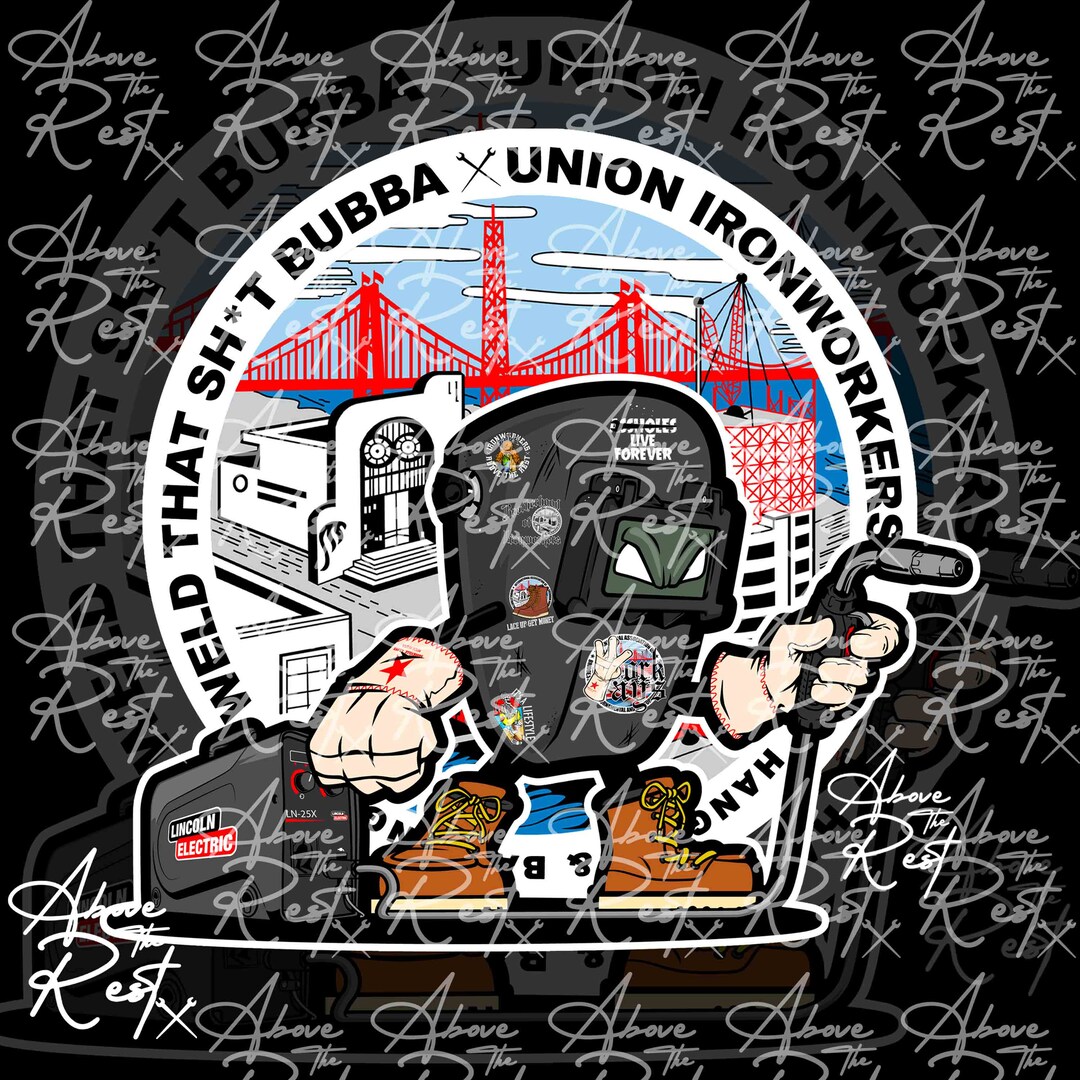 Ironworker Sticker | Union Ironworker Sticker | Rodbuster Sticker ...