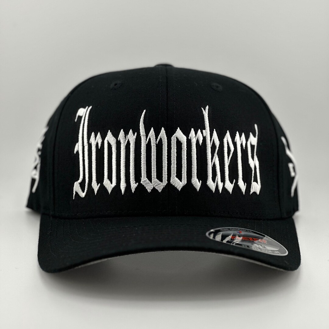 Ironworker Flex Fit Hat | Union Ironworker Hat | Mens Hat | Blue Collar ...