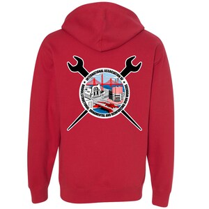 Ironworker Pullover Hoodie Blue Collar Ironworker Husband Dad Gift ...