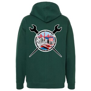 Ironworker Pullover Hoodie Blue Collar Ironworker Husband Dad Gift ...