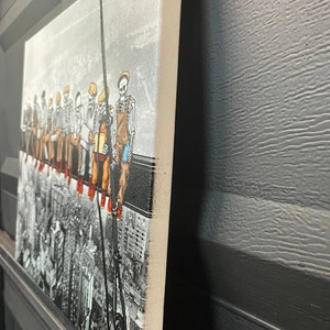Ironworker Iconic Image Canvas | Ironworkers Sitting on Beam | Union ...