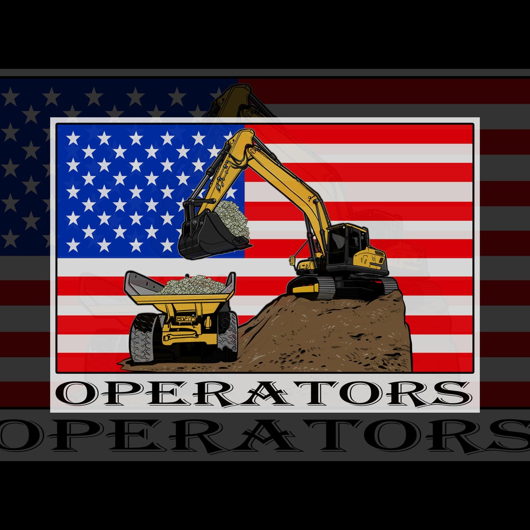 Operator Sticker | Heavy Equipment Operator Sticker | Union Operator ...