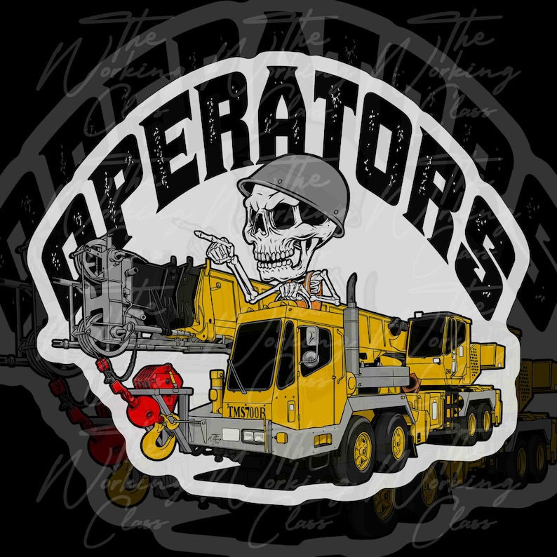 Operator Sticker | Heavy Equipment Operator Sticker | Union Operator ...