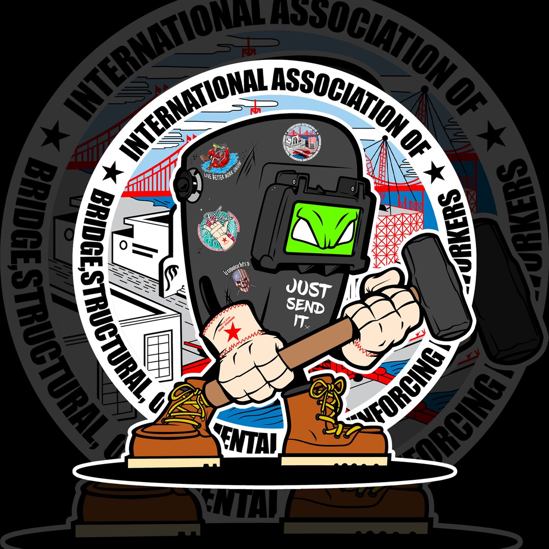 Ironworker Sticker Union Ironworker Sticker Rodbuster Sticker Welding ...