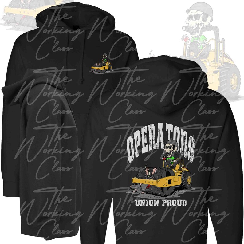 Operator Hoodie | Heavy Equipment Operator | Union Operator Gear ...