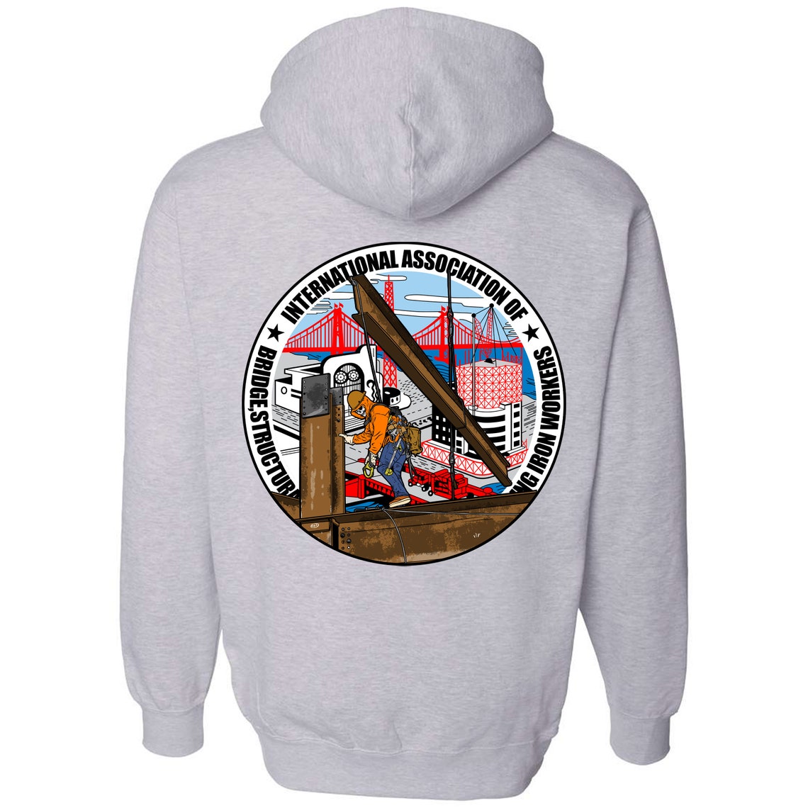 Ironworker Pullover Hoodie | Blue Collar | Ironworker Husband | Dad ...