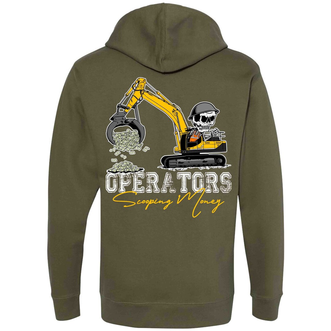 Operator Hoodie | Heavy Equipment Operator | Union Operator Gear ...
