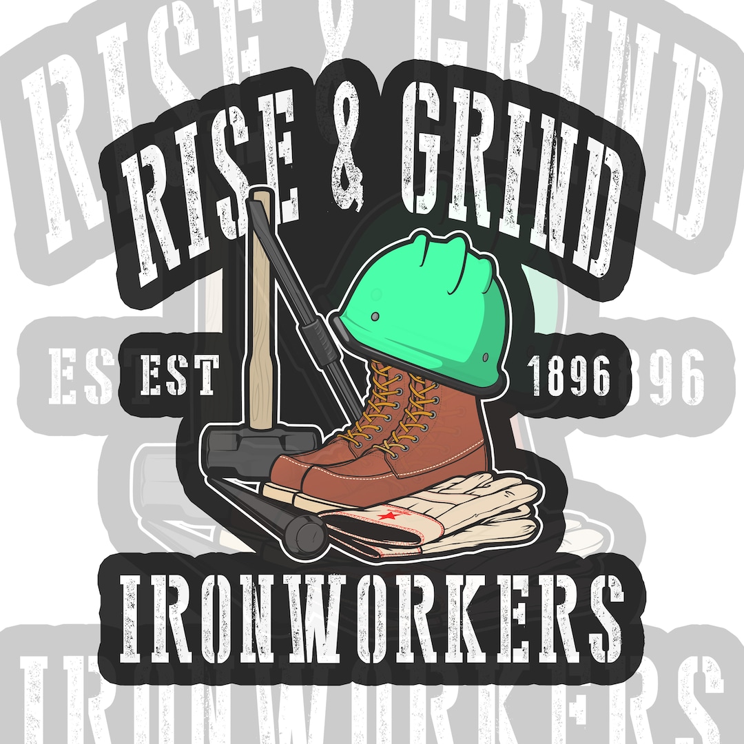 Ironworker Sticker Union Ironworker Sticker Rodbuster - Etsy