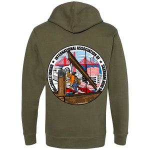 Ironworker Pullover Hoodie | Blue Collar | Ironworker Husband | Dad ...