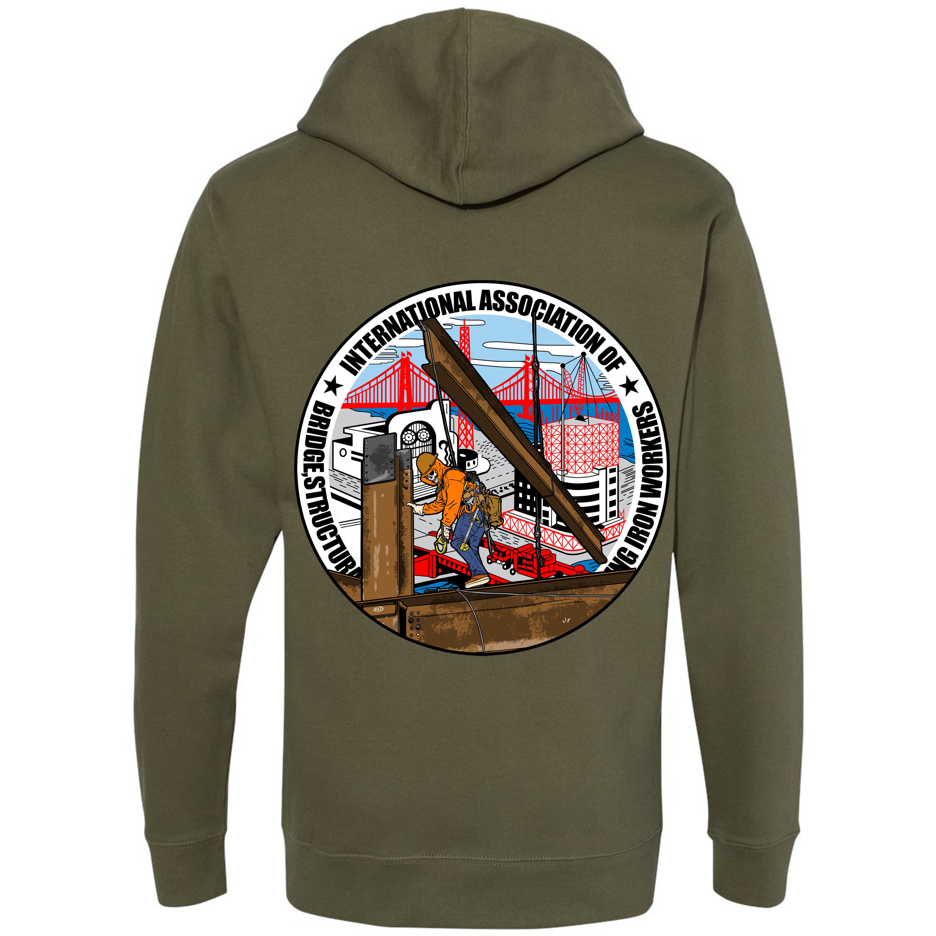 Ironworker Pullover Hoodie | Blue Collar | Ironworker Husband | Dad ...
