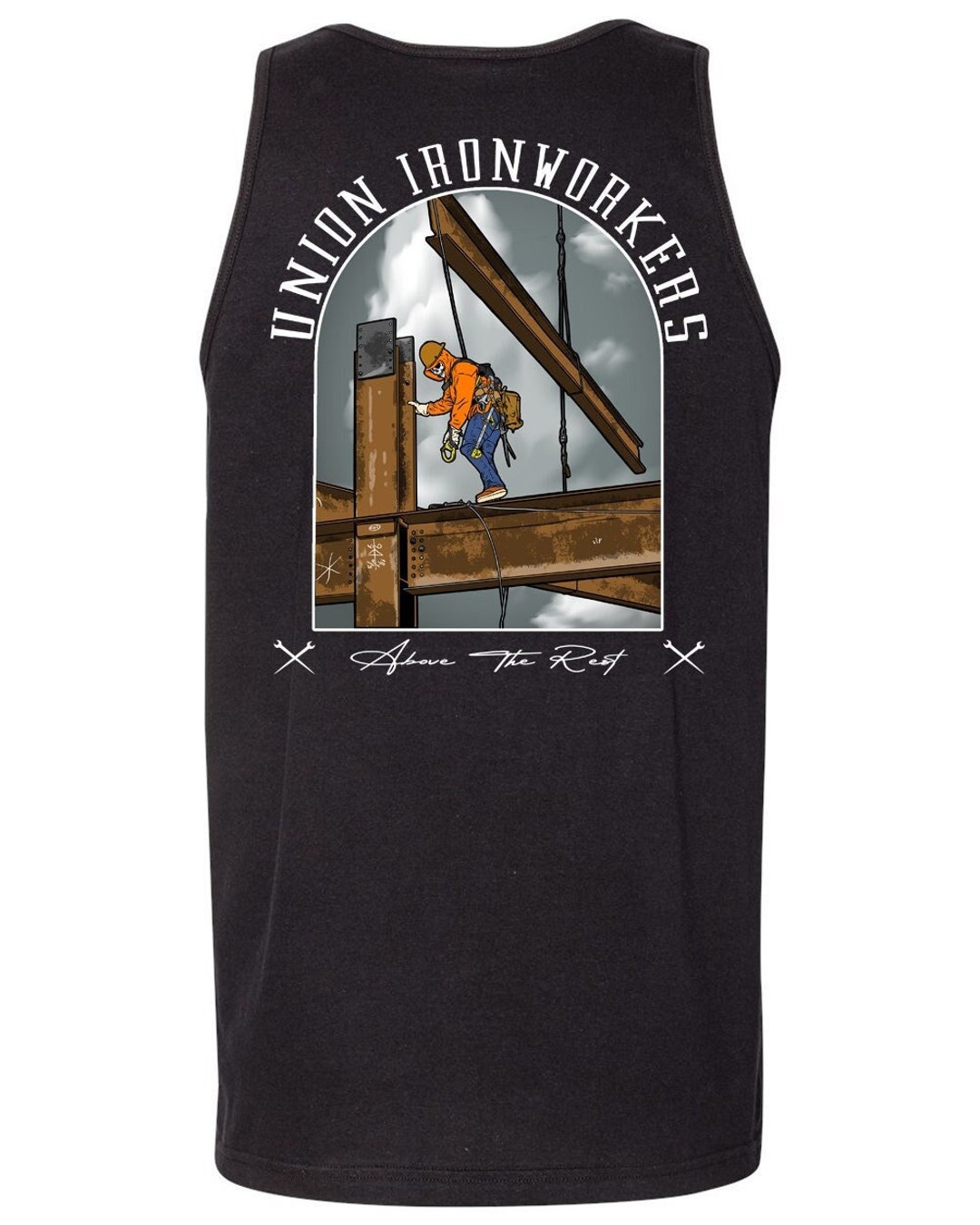 Ironworker Tank Top | Union Ironworker T-shirt | Welding T-shirt ...