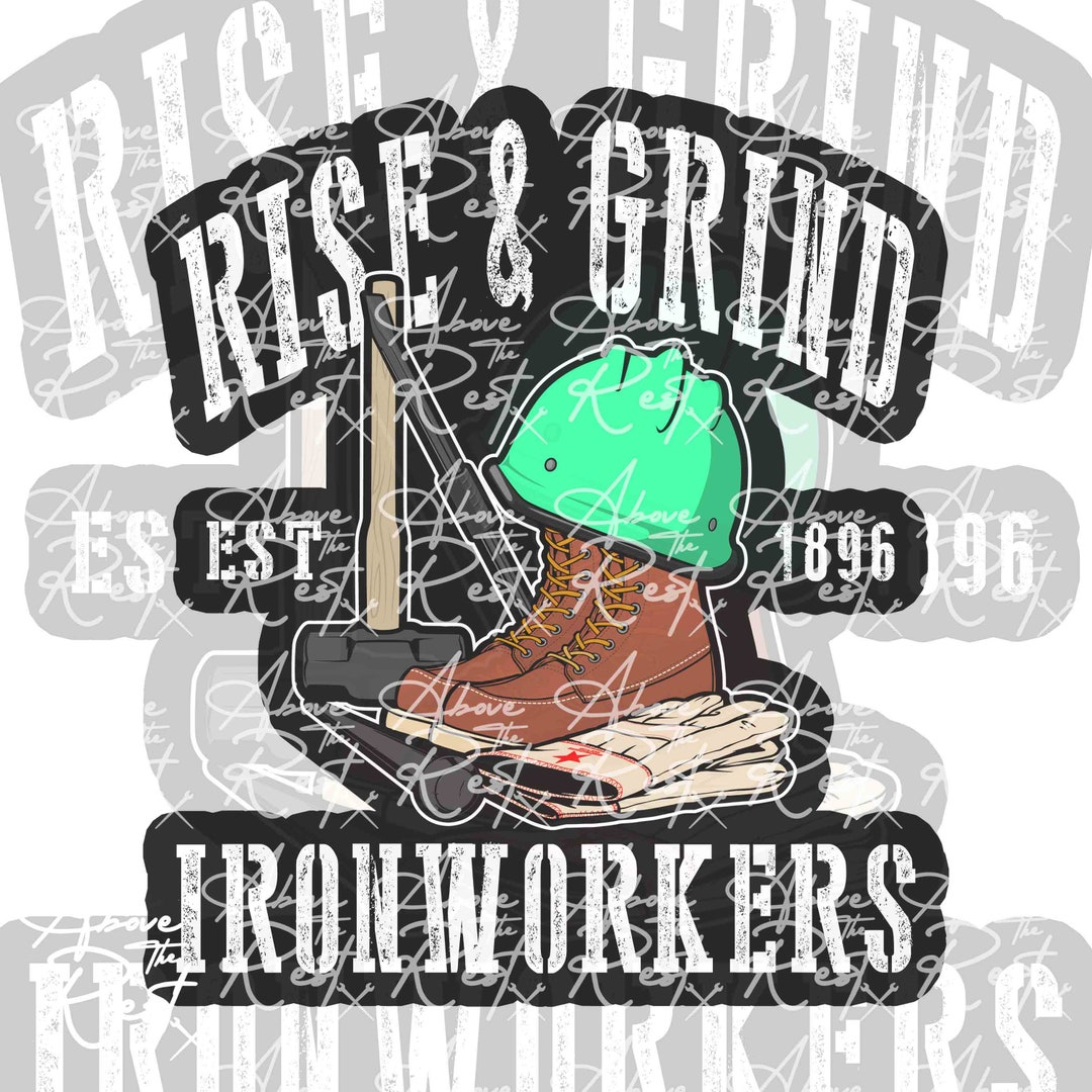 Ironworker Sticker | Union Ironworker Sticker | Rodbuster Sticker ...