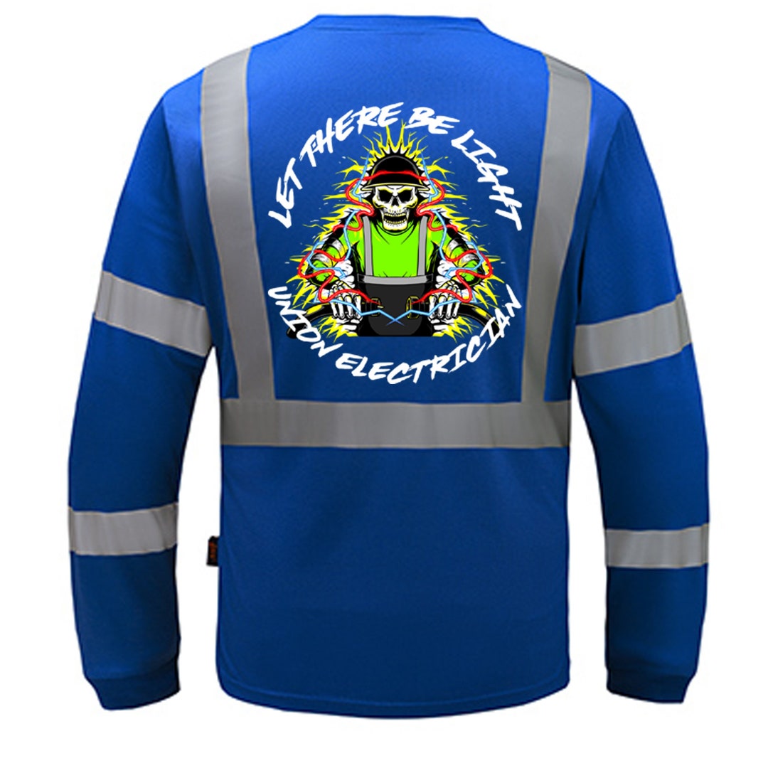 Electrician Reflective Long Sleeve | Electrician Gear | Electrician T ...