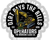 Operator Sticker Heavy Equipment Operator Sticker Union - Etsy