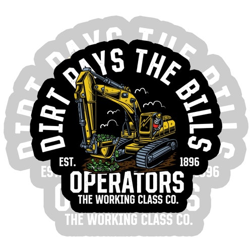 Operator Sticker Heavy Equipment Operator Sticker Union - Etsy