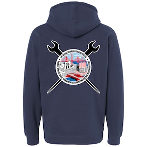 Ironworker Pullover Hoodie Blue Collar Ironworker Husband Dad Gift ...