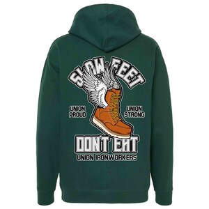 Ironworker Pullover Hoodie | Blue Collar | Ironworker Husband | Dad ...
