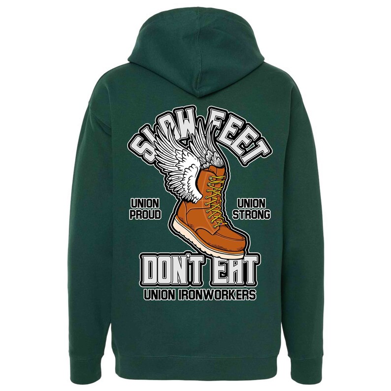 Ironworker Pullover Hoodie | Blue Collar | Ironworker Husband | Dad ...