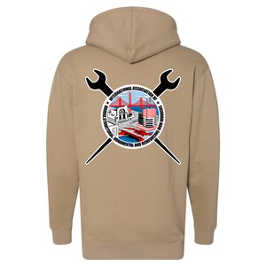 Ironworker Pullover Hoodie Blue Collar Ironworker Husband Dad Gift ...