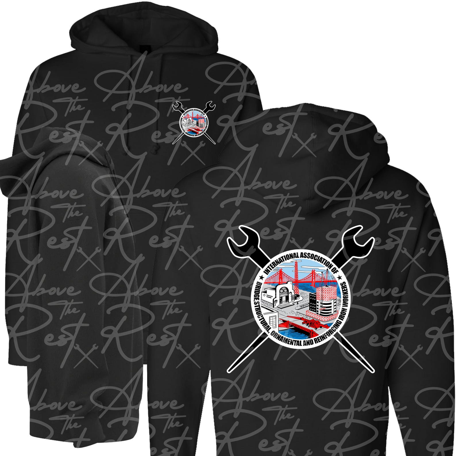 Ironworker Pullover Hoodie | Blue Collar | Ironworker Husband | Dad ...