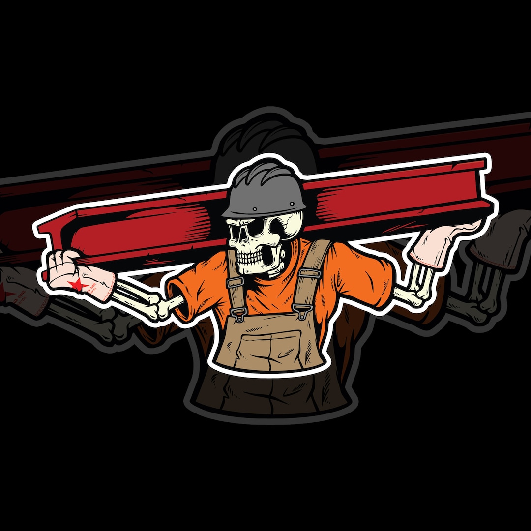 Ironworker Sticker Union Ironworker Sticker Rodbuster - Etsy
